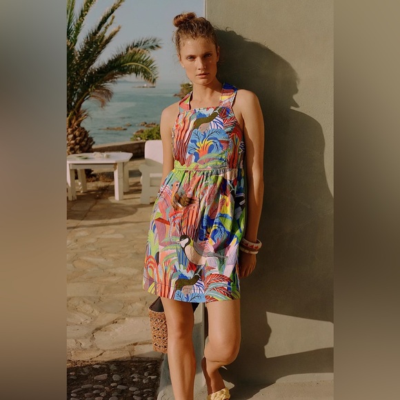 Anthropologie | Dresses | Anthropologie Orane Sigal Swing Mini Dress | Poshmark